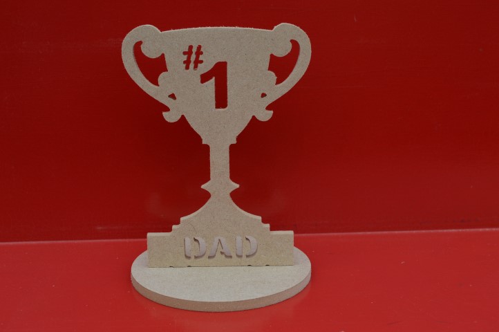 No 1 Dad Trophy - Wooden Blanks OnlineWooden Blanks Online