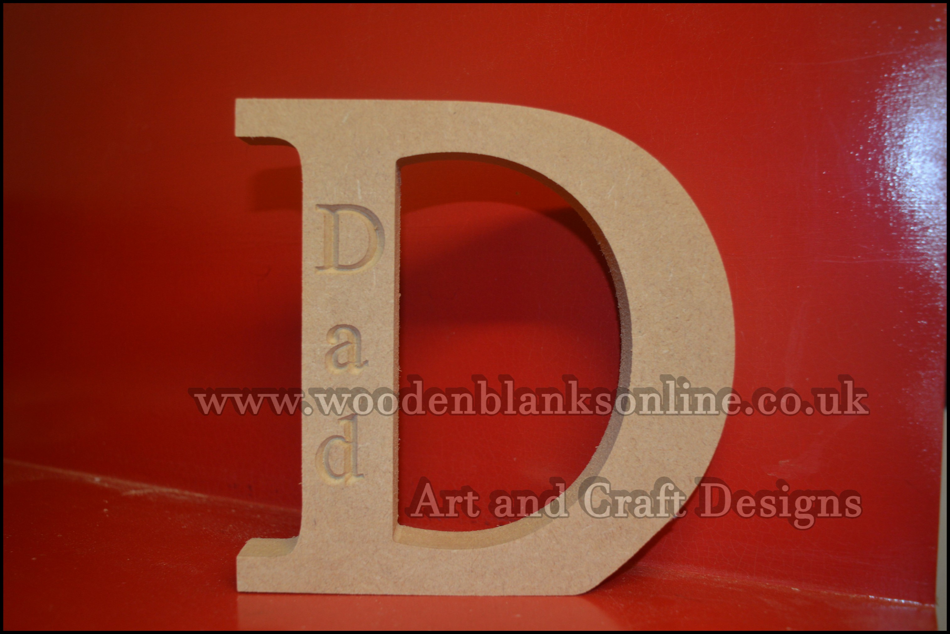 Dad engraved letter - Wooden Blanks OnlineWooden Blanks Online