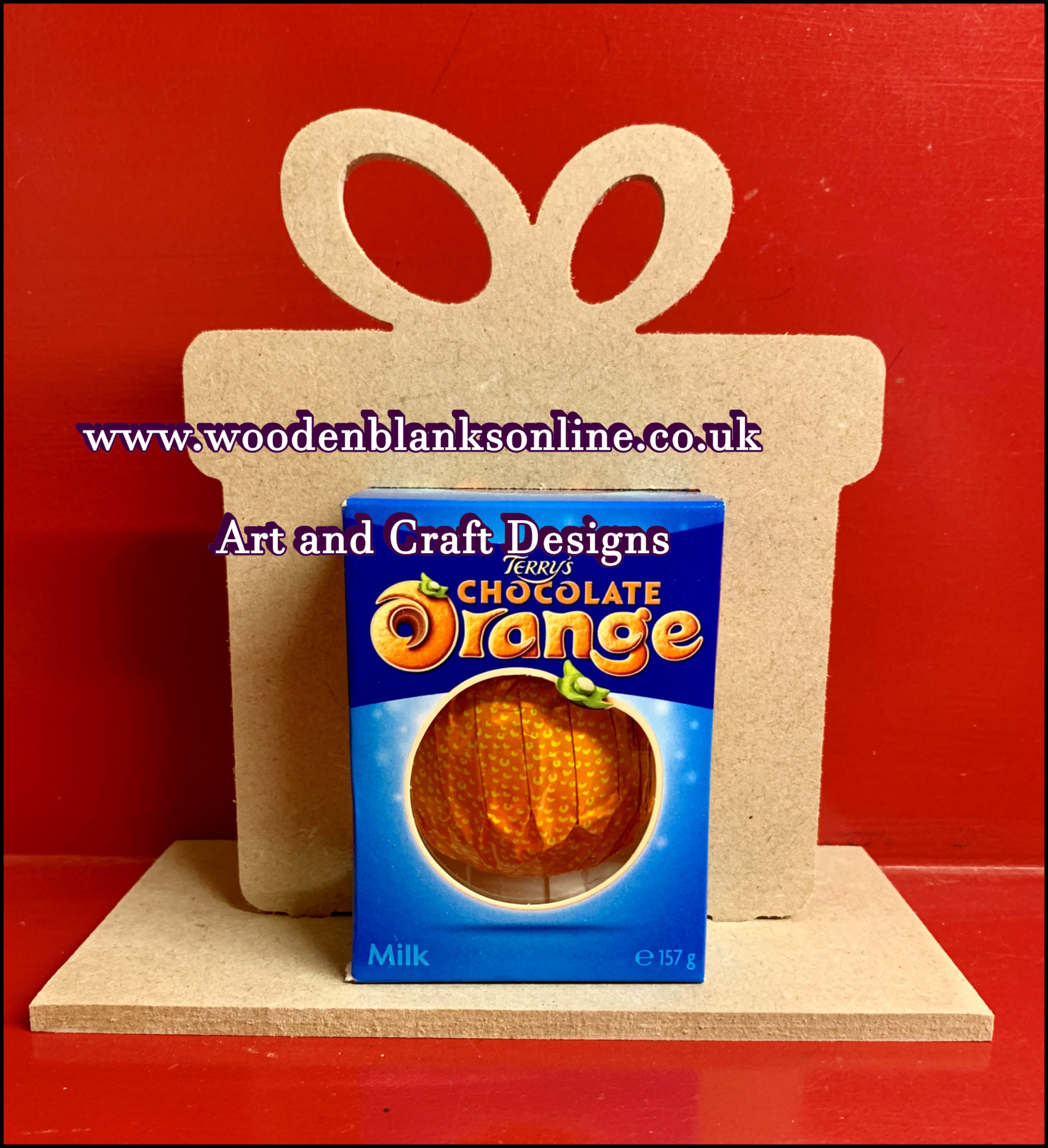 Chocolate Orange Holder Gift Box Shape - Wooden Blanks Online