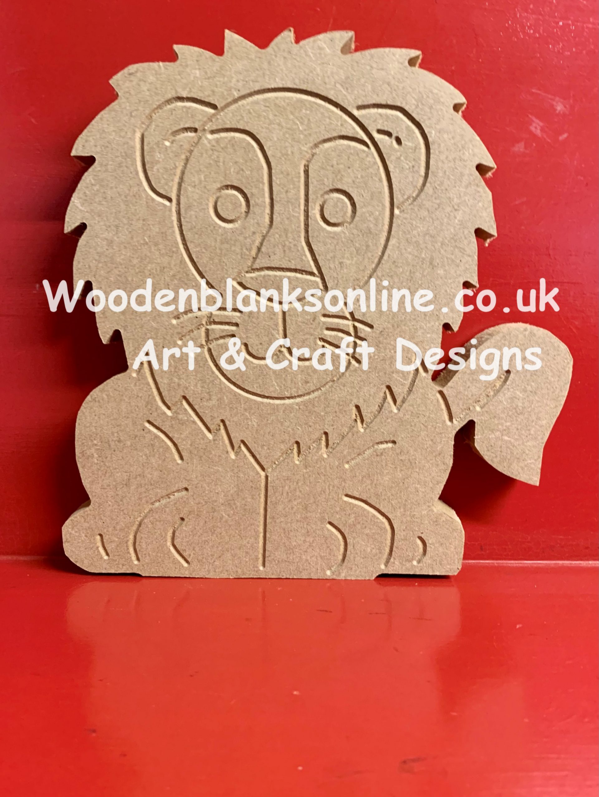 Large Lion - Wooden Blanks OnlineWooden Blanks Online